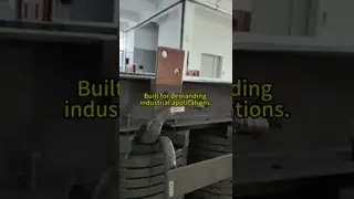 Close-up display of the details of the water-cooled dry-type transformer