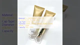 Customizable 30ml Translucent Lipstick Tubes for Cosmetics