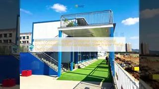 Anti Corrosion Coastal Container House Prefab Living Unit
