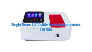 Single Beam UV Vis Visible Spectrophotometer UB-500