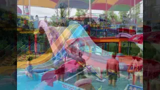 Water Single Slide fiberglass material for Swimming pool backyard hotel pool