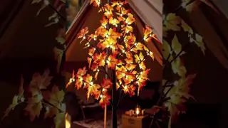 Plug-and-play! This stylish maple decorative light is so hassle-free.