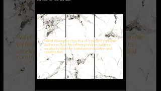 Luxury Marble Look Porcelain Tile for Modern Bathrooms