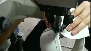 Double Needle Moccasin Shoe Making Machine,Side Shoe Insole Stitching Sewing Machine