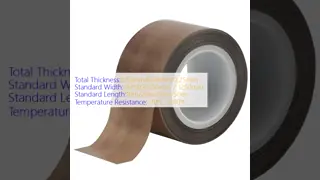High Temp PTFE Fiberglass Tape Durable Non Stick Solution