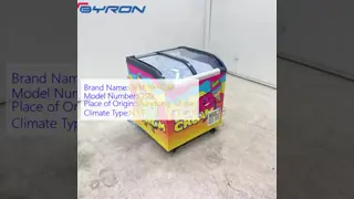 Commercial Glass Top Chest Freezer Best Display Solution