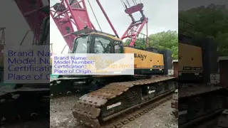 SANY SCC900 90 Ton Crawler Crane Reliable Used Heavy Lift