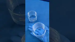 High-temperature resistant fused quartz glass capillary and quartz spiral tube