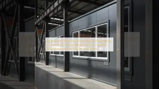 Custom Industrial Steel Buildings with Aluminum Windows