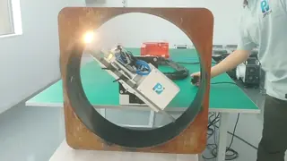 Pipe Cleaning Machine：360° Rotation Demo
