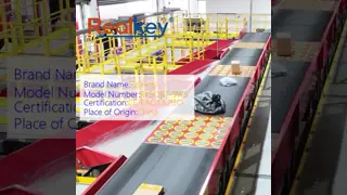 Efficient Warehouse Parcel Sorting Machine 6000 Pieces Per Hour