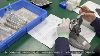 100% Precision QC Test for Oilfield Tungsten Carbide Choke Valve Stem | SANXIN Factory