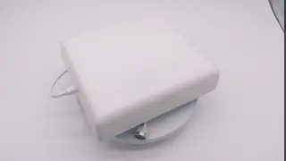 Pannel antenna with connector