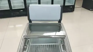 Premium Commercial Glass Door Ice Cream Display Freezer