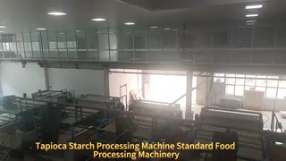 Cassava Starch Processing Machine Complete Tapioca Tubers Production Equipment