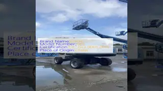 Used Genie S65 Boom Lift 65ft Reach Reliable Access Solution