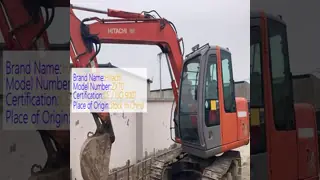 Hitachi ZX70 Excavator Reliable 7 Ton Crawler For Sale