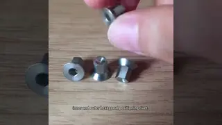 Double Hexagonal Anti Slip Rivets for Secure Hardware