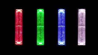 ST-7RGB Two end RGB transparent crystal rod