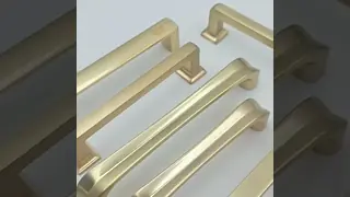 Manufacturer direct sales Nordic aluminum alloy handle cabinet wardrobe handle solid simple drawer s