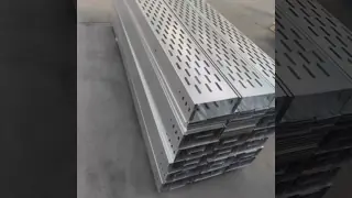 Gi Perforated Cable Tray With Cover Enhancing Safety And Longevity