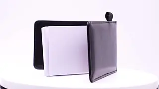 Portable A7 PU Leather Pocket Notepad with Card Slot & Elastic Pen Loop