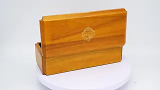 Multi-Grid Wooden Watch Case, Dustproof Luxury Timepiece Display & Storage Box