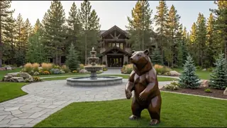 Custom Metal Casting Life Size Bronze Bear Sculpture