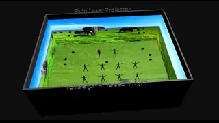 Flyin Laser Projector — high brightness, high contrast, vivid color.