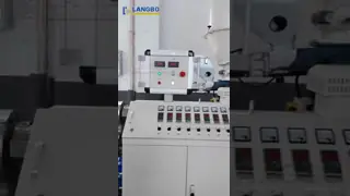 PC Light Cover Extrusion Line #machine #plasticmachinery