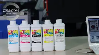 FCOLOR DTF Ink — Bright Color Heat Transfer Ink for Epson Printers