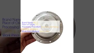 72mm Zinc Plated Round Stamping Parts Precision OEM