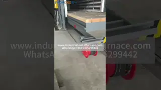 Max 1350°C Ultra-High Temperature Electric Resistance Bogie Hearth Furnace