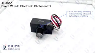 Direct Wire In Electronic Photocontrol Doorway Lighting UL Certification
