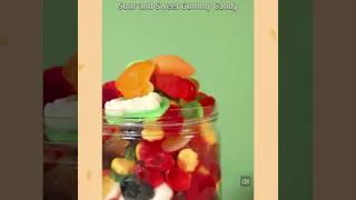 Custom Wholesale Assorted Shape Fruit Flavor Sour and Sweet Chewy Gummy Candy