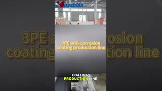 3lpe FBE steel pipe anti-corrosion coating line