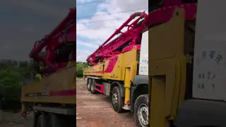 Used 2021 SANY 65m Concrete Pump Truck Benz Chassis