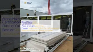 Foldable Container Homes Heat Resistant Prefab Housing
