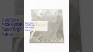 Luxury Water Ripple Stainless Steel Sheets for Wall Decor