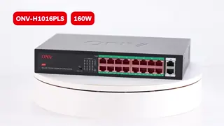 ONV-H1016PLS 18-port Gigabit uplink PoE switch network power