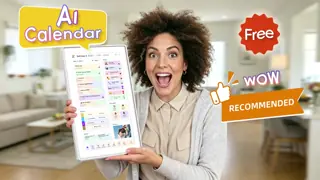 AI Usage Tutorial for 15.6-inch Calendar Photo Frame