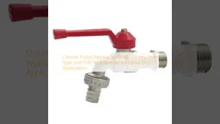 Heavy Duty Chrome Bibcock Valve for Kitchen Water Control
