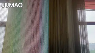 Factory Shot Video: Multi-Color Metal Hook Curtains