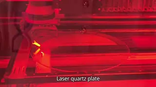 Transparent Laser Quartz Glass Plate