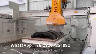 Heavy Type Middle Block Saw Automatic Stone Block Cutting Equipment