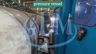 Beveling of large-diameter pressure vessel shell