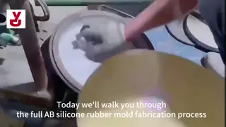AB silicone rubber mold fabrication process
