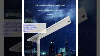 Best Solar LED Street Light for Rural Outdoor Lighting