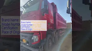 HOWO 8X4 540HP Dump Truck Powerful Performance