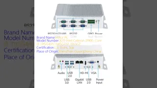Industrial PC Dual LAN 6COM Fanless J1900
